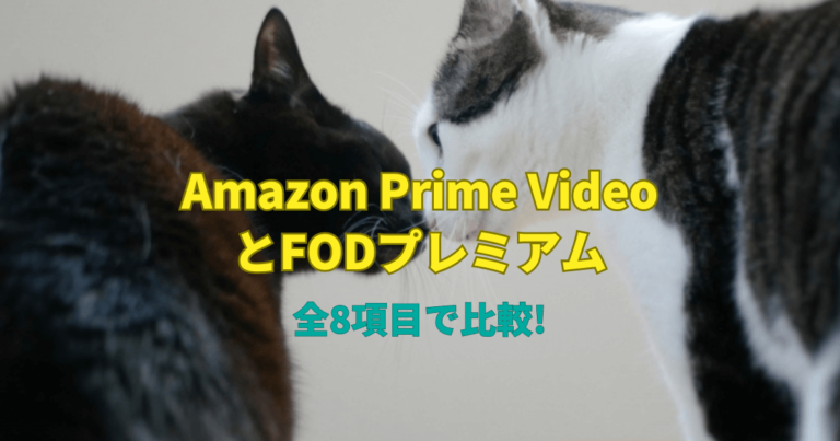 Amazon Prime Video(アマゾンプライムビデオ)とFOD(エフオーディー)プレミアムを8項目で比較!